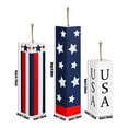 Celebrate 4th of July Decorations 3Pcs Patriotic Wooden Table ...