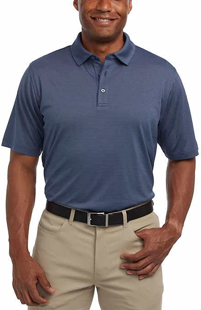 Pebble Beach Men's Short Sleeve Dry-Luxe Performance Polo Shirt ...