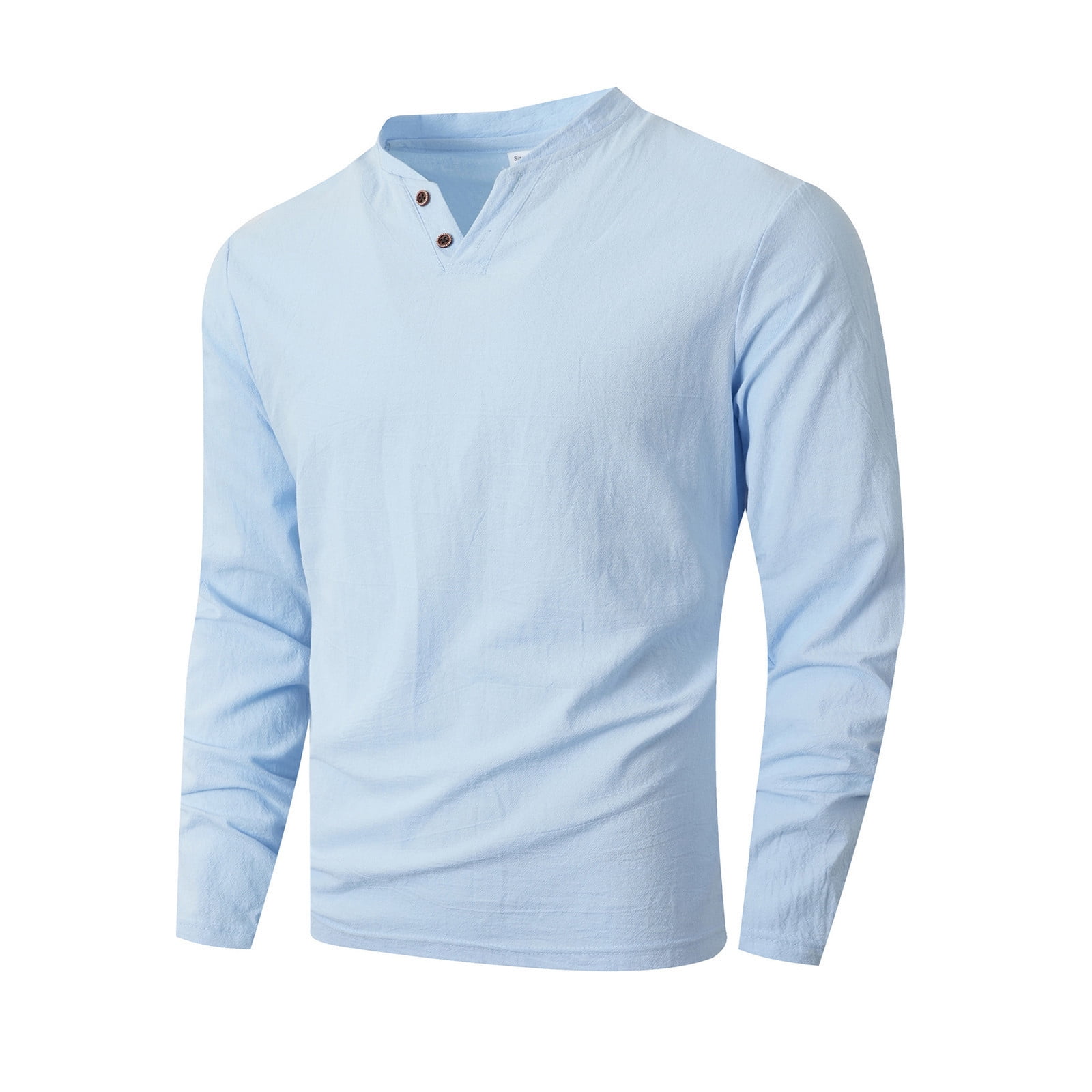 Click here for Lnwuy Mens Fall Long Sleeve Henley Shirts Cotton B... prices