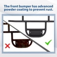 KOJEM Front Bumper Brush Guard Fit for CC 1981-up DS Tubular Bumper Gas ...