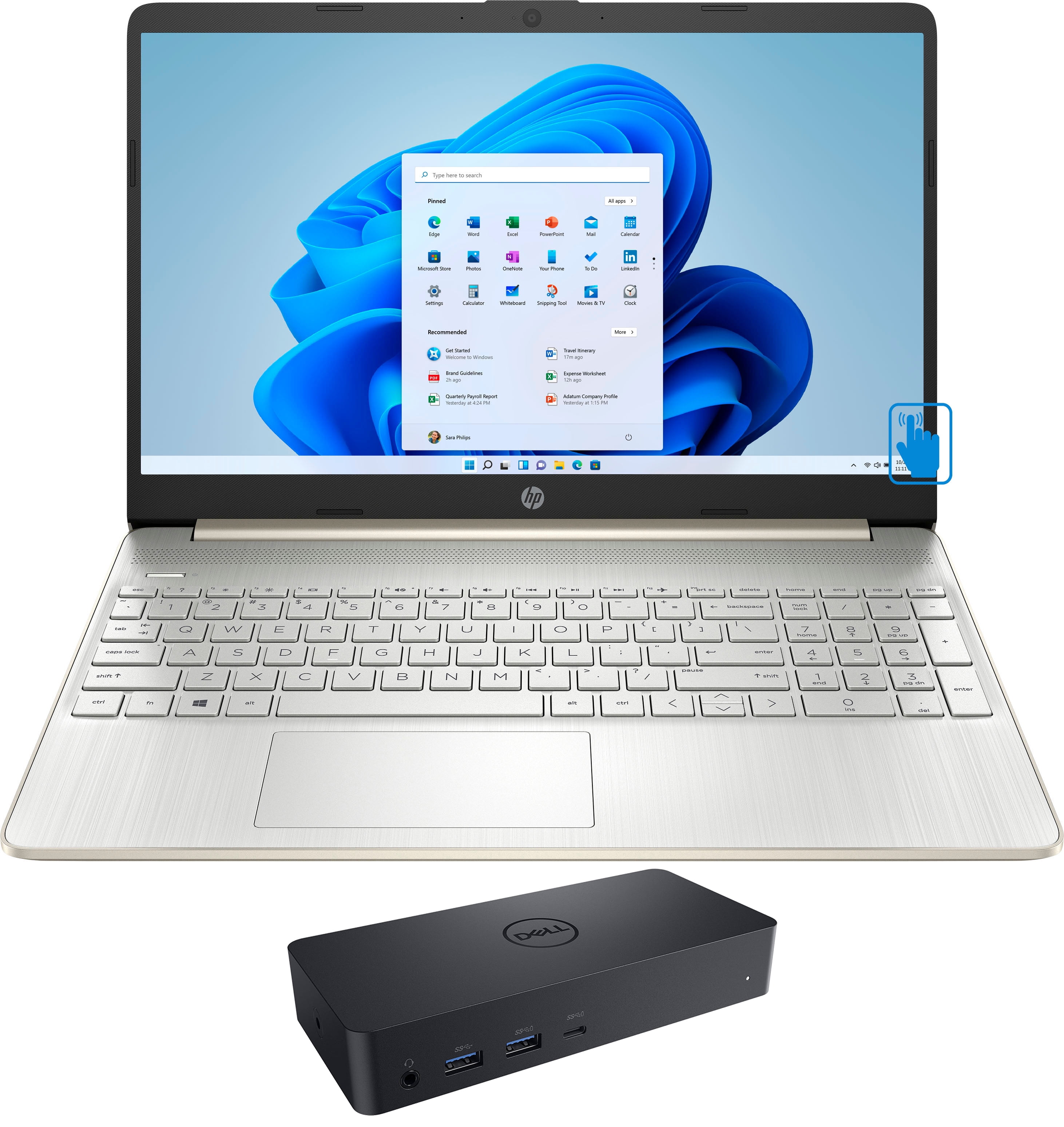 HP 15-dy2073dx Home & Business Laptop (Intel i7-1165G7 4-Core, 15.6 ...