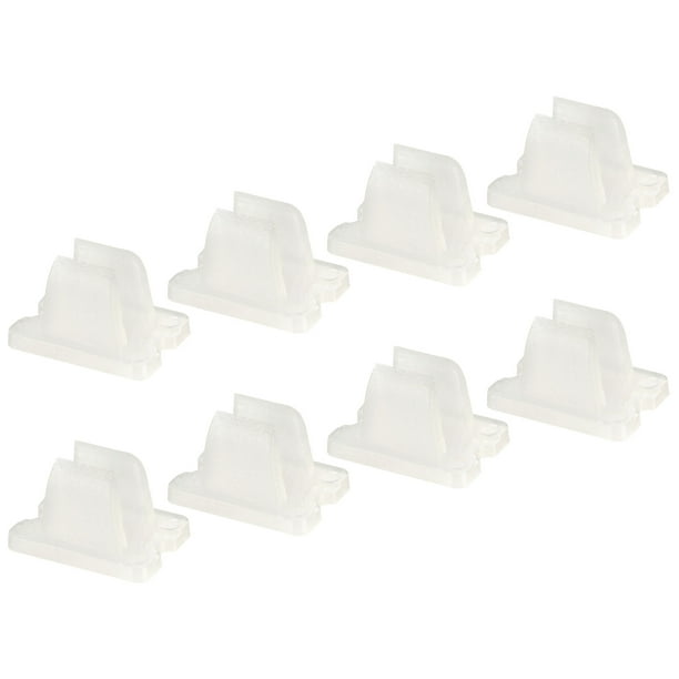 Uxcell Led Neon Mounting Clips, Fixing Clamps Holder Fit 6mm Silicone ...