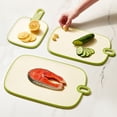mdesiwst Chop And Serve Cutting Board Anti-Slip Plastic Chopping Board ...