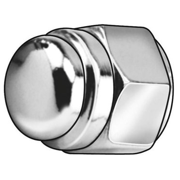 Low Crown Cap Nut, 7/16"-20, Steel, Zinc Plated, 11/16 in H, 5 PK ...
