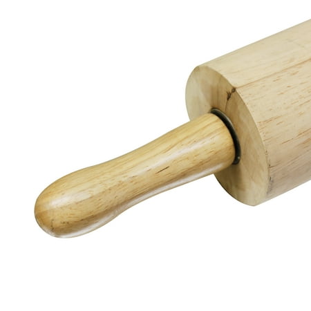 Rolling Pin, 18", 3 1/4" Diameter, Wooden, Comes In Each - Walmart.com ...
