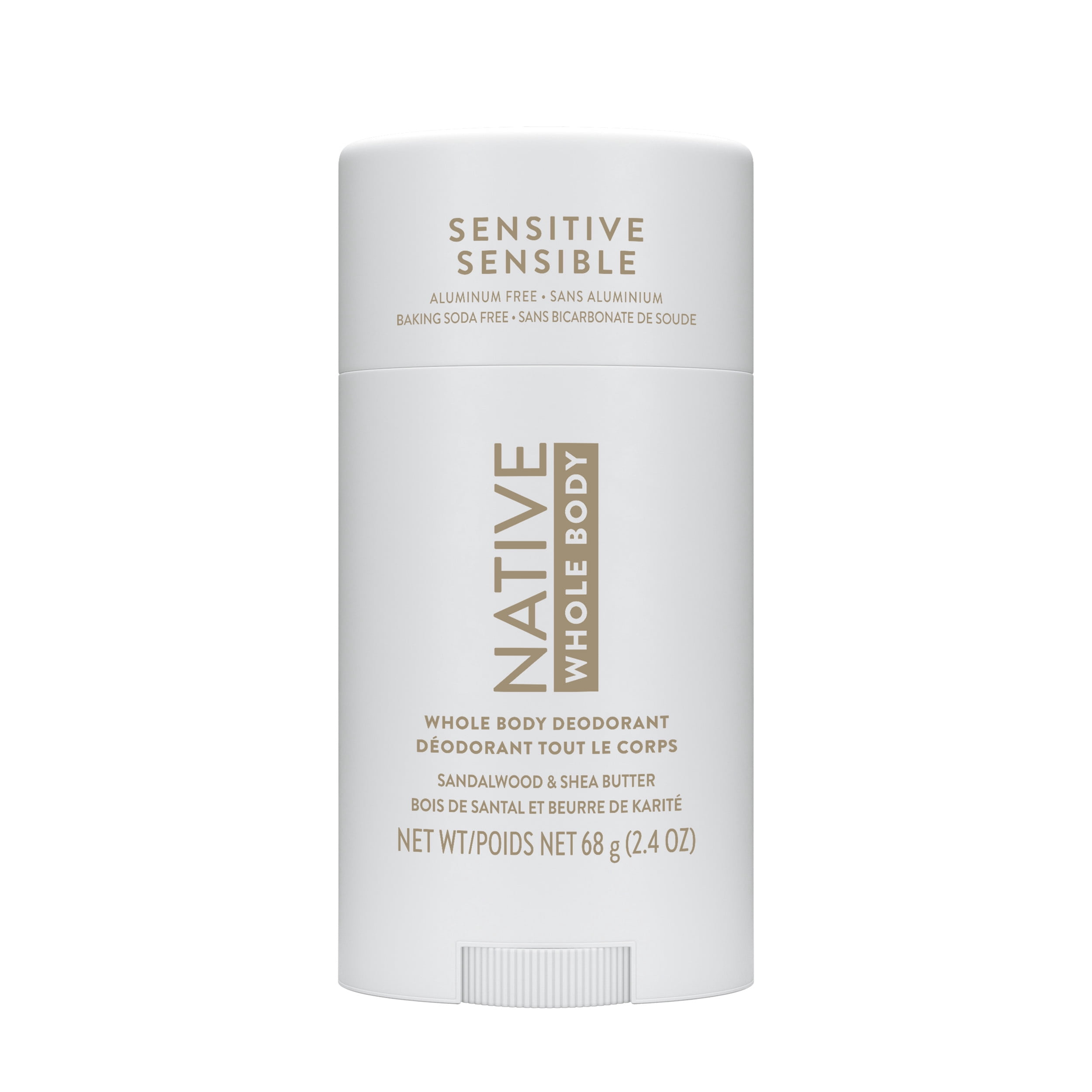 Native Sandalwood & Shea Butter Sensitive Whole Body Deodorant, 68 g ...