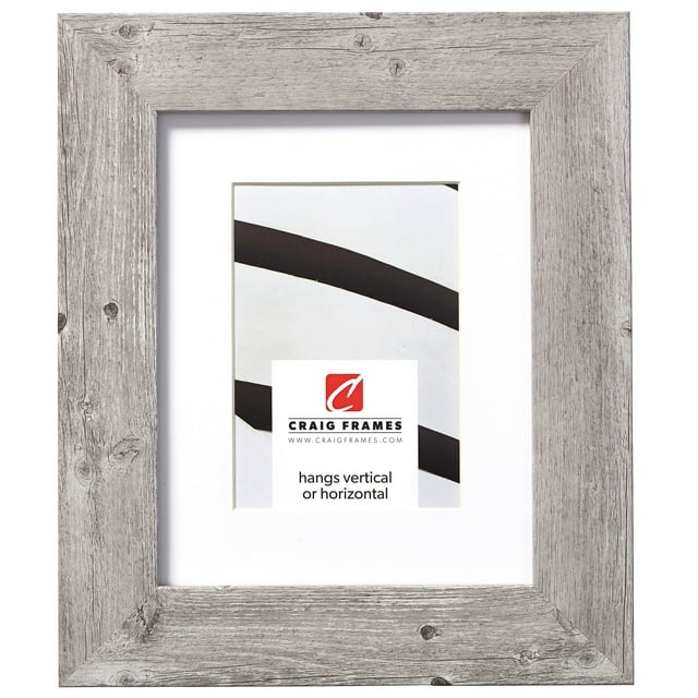 Craig Frames American Barn, 16x22 inch Faux Barnwood Picture Frame ...