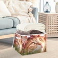 Foldable Fabric Storage Bin With Handle Collapsible Basket Box Storage ...