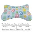 2pie Car Bone Pillow With Memory Cotton Pillow Core Removable Full ...