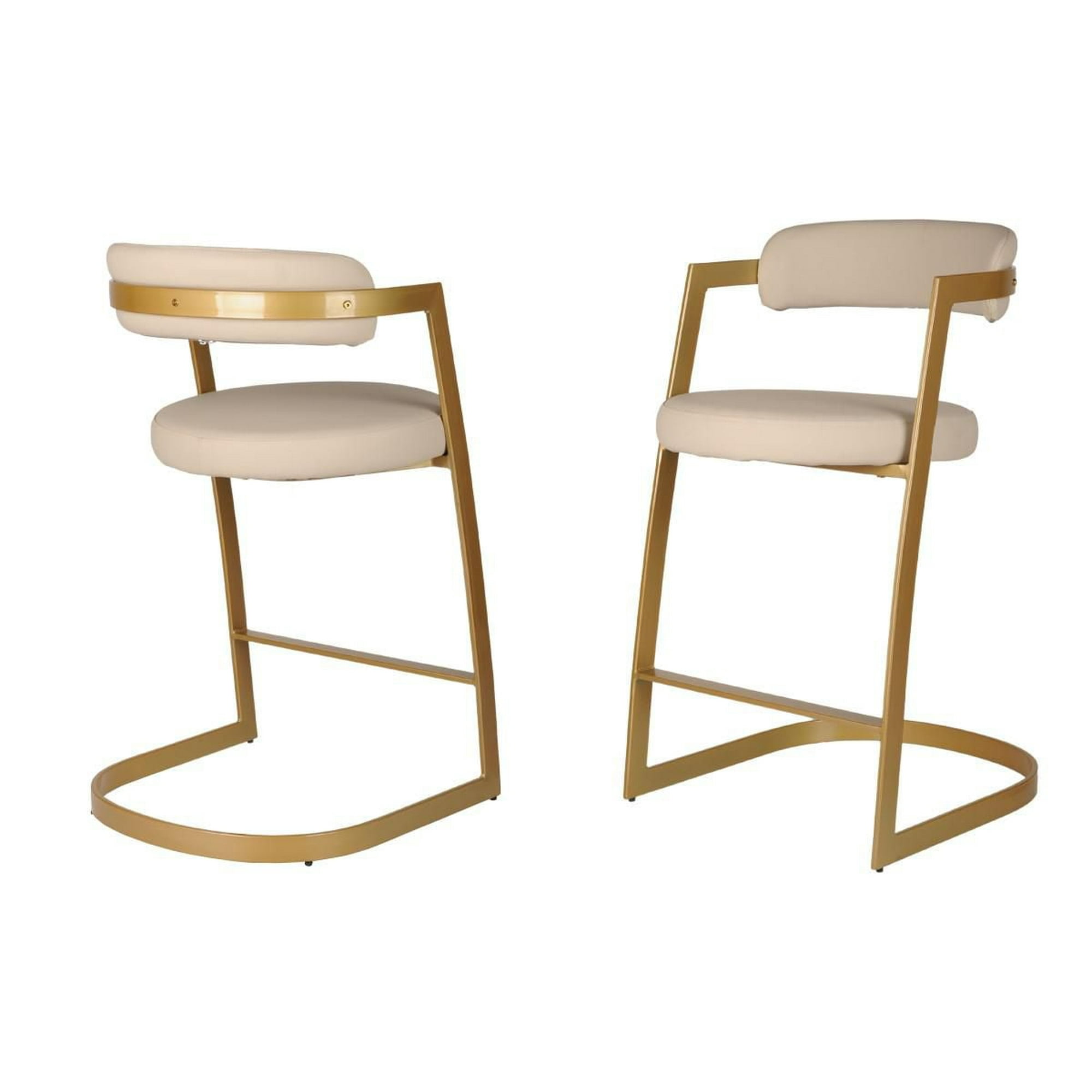 Click here for Brassex Eleanor Counter Stool  Set Of 2  Gold prices