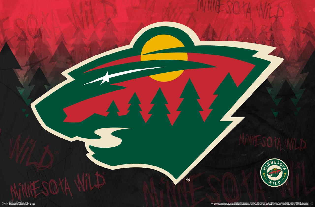 NHL Minnesota Wild - Logo 15 Wall Poster, 22.375" x 34" - Walmart.com