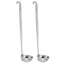 Long Handle Spoon Stainless Steel Soup Spoons Canning Ladle Decorate ...