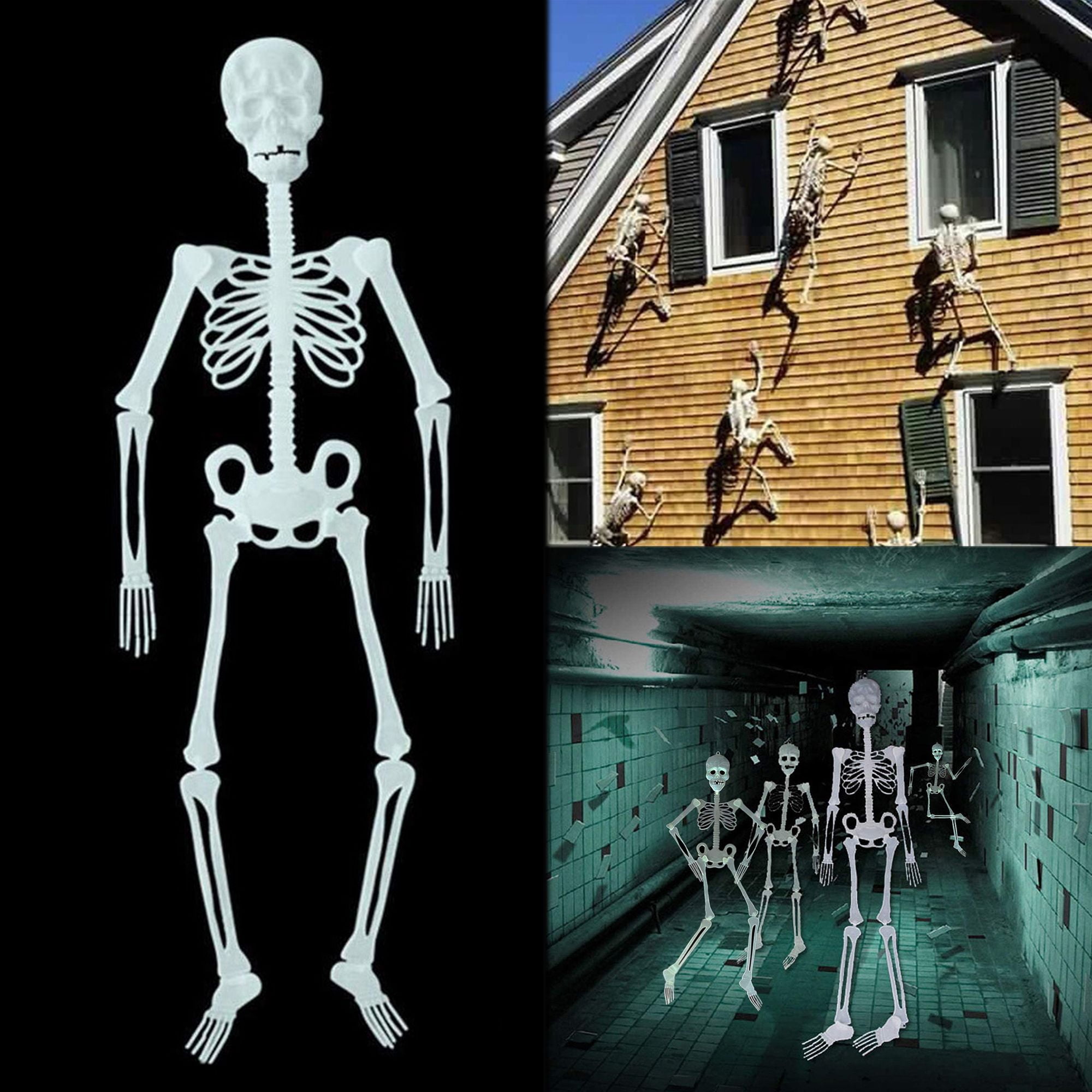 Spencer 4 Pack 5-foot Halloween Skeleton Decoration Life Size Realistic ...