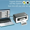 NefLaca High-Speed Thermal Label Printer, 4x6 USB Barcode ID Machine ...