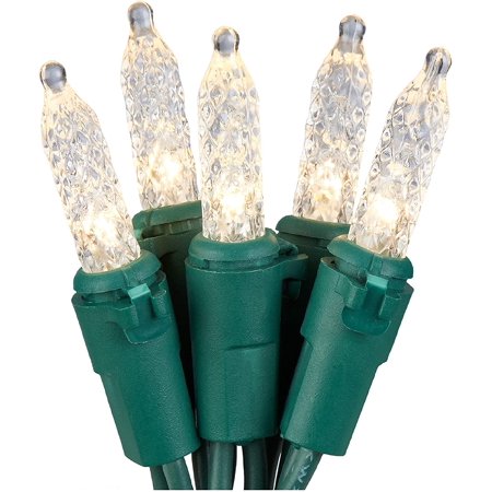 Holiday Time 240 Warm White M5 Lights on Green Wire - Walmart.ca