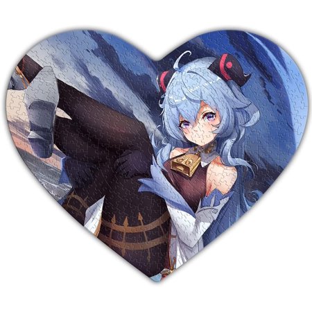 1000 Piece Circular Puzzle Brain Intelligence Challenge Diameter 26.5 inches Genshin Impact Hu ...