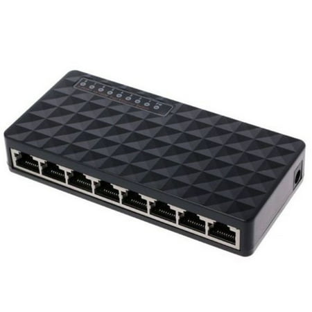 Mini Ethernet Network Desktop Switch 8 Port 10/100Mbps Lan Fast ...
