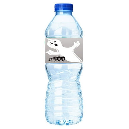 #BOO Ghost-Water Bottle Labels-12pack - Walmart.com