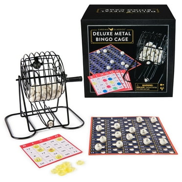 Deluxe Metal Bingo Cage Set - Walmart.com