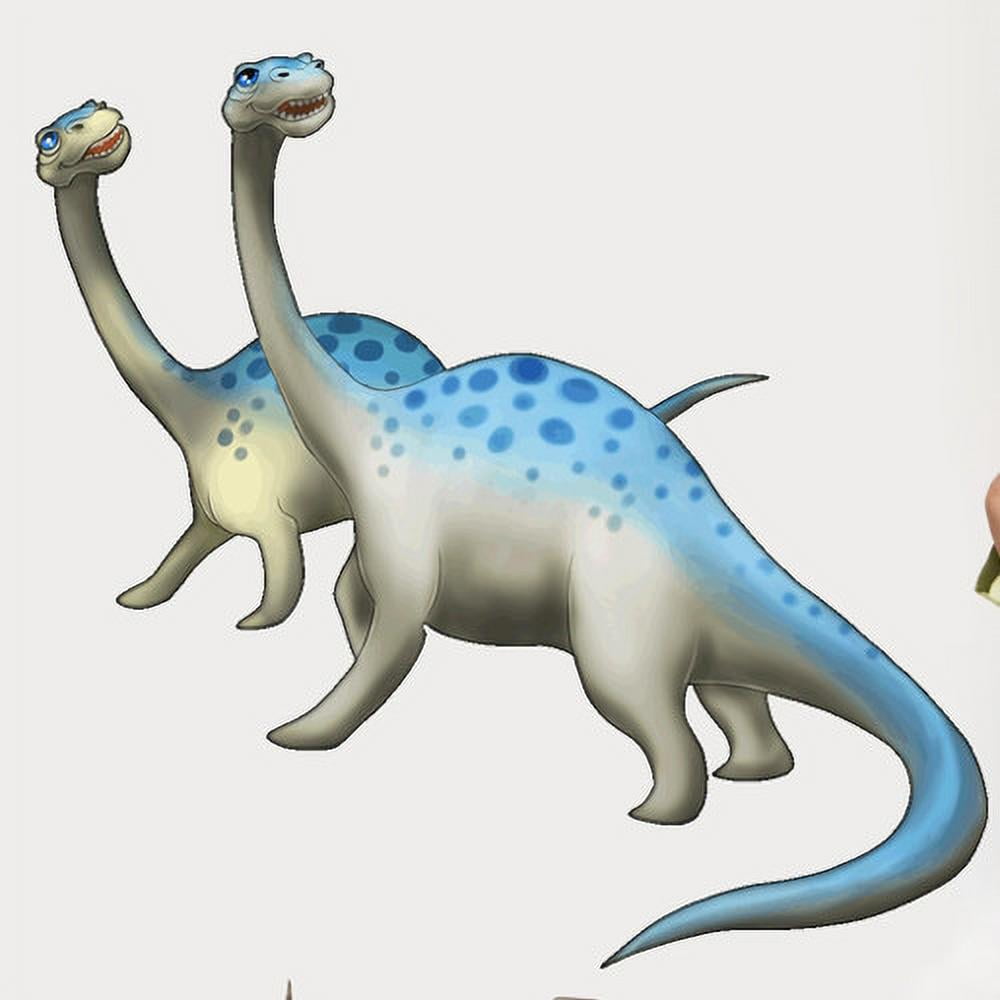 Wallhogs Brontosaurus Cutout Wall Decal - Walmart.com