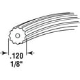 Prime-Line, Screen Retainer Vinyl Spline, .12" Round, Black, 25' roll ...