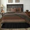 VHC Brands, Beckham, Cotton, 120Wx105L, Luxury King Quilt, Red ...