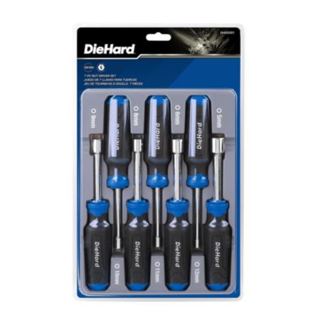 DieHard Nut Driver Set, Metric, 7-Piece - Walmart.com