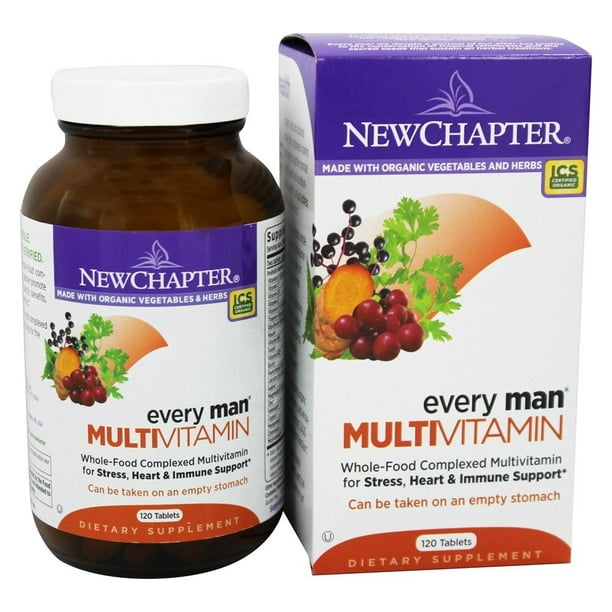 New Chapter Every Man Multivitamin Tablets, 120 Ct - Walmart.com ...
