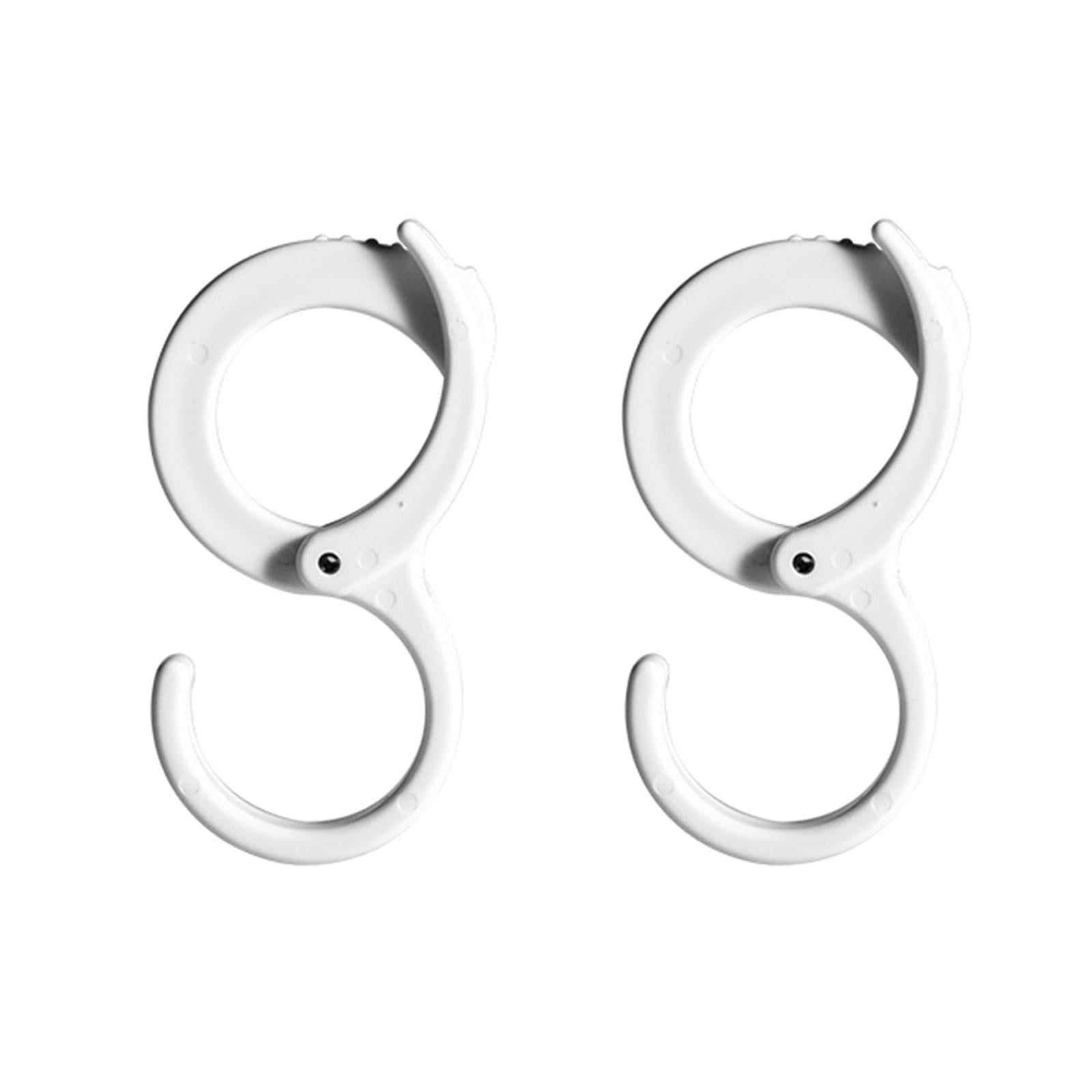 2 Pieces Adjustable Storage Hooks Stable Decorative Practical Flexible ...