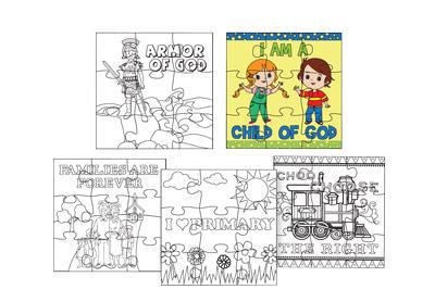 Color Your Own Puzzle - 5pk - Walmart.com