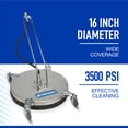 Powerhorse Heavy-Duty Pressure Washer Surface Cleaner, 16in., 3500 PSI ...