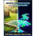 Colorful Glow-in-the-Dark Garden Stones, Auto Light Absorption No Power ...
