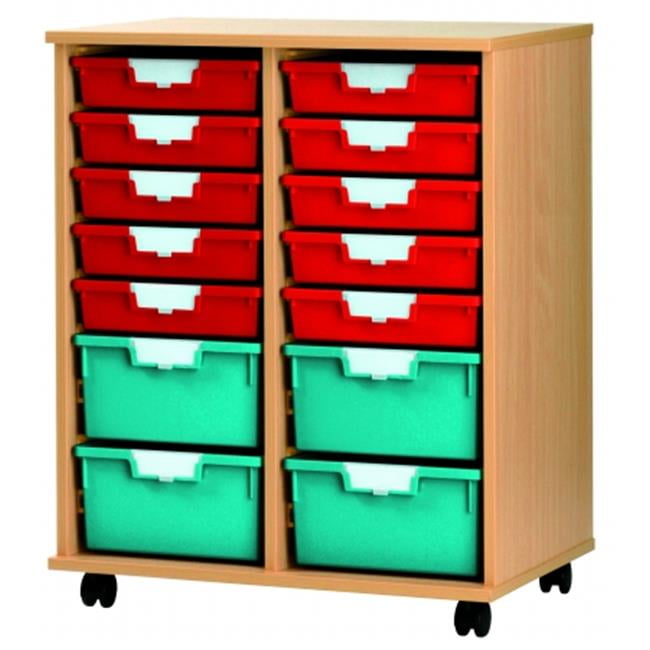 Certwood CE0084 SW 18 Tray -Tall- Unit in Wood - Walmart.com