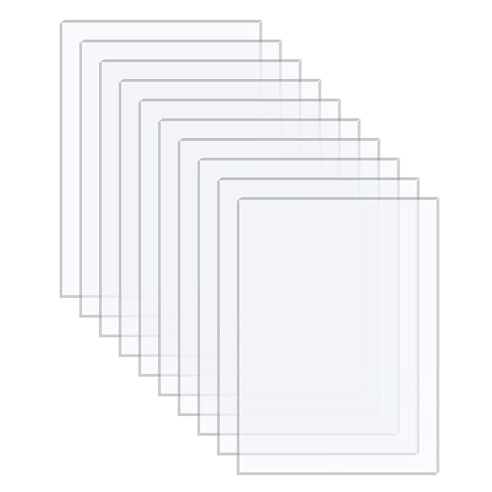 Click here for Pinyuzog 10 Pcs Transparent Acrylic Sheets Thick E... prices