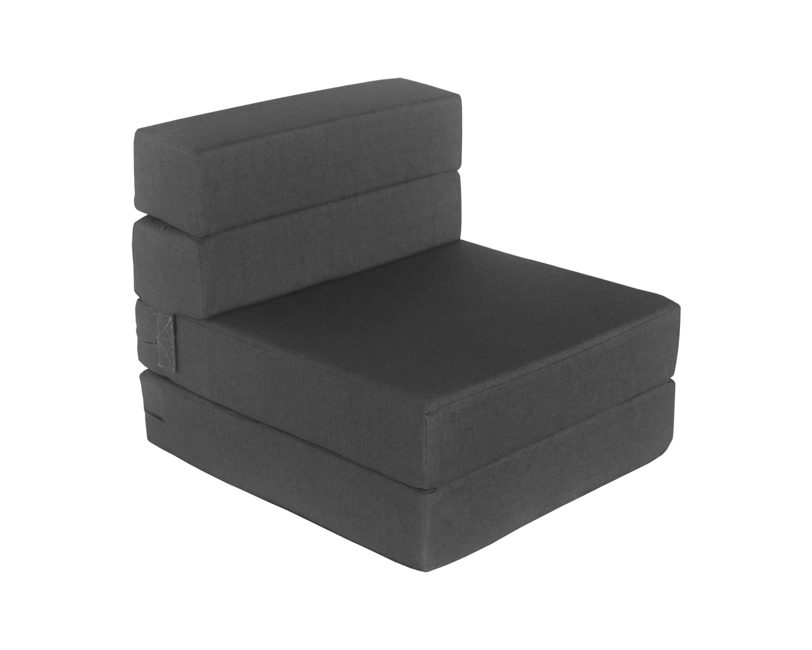 Sofá, Cama Individual, Sillón Plegable, Puff, Para Cuarto, Patio.(GRIS ...