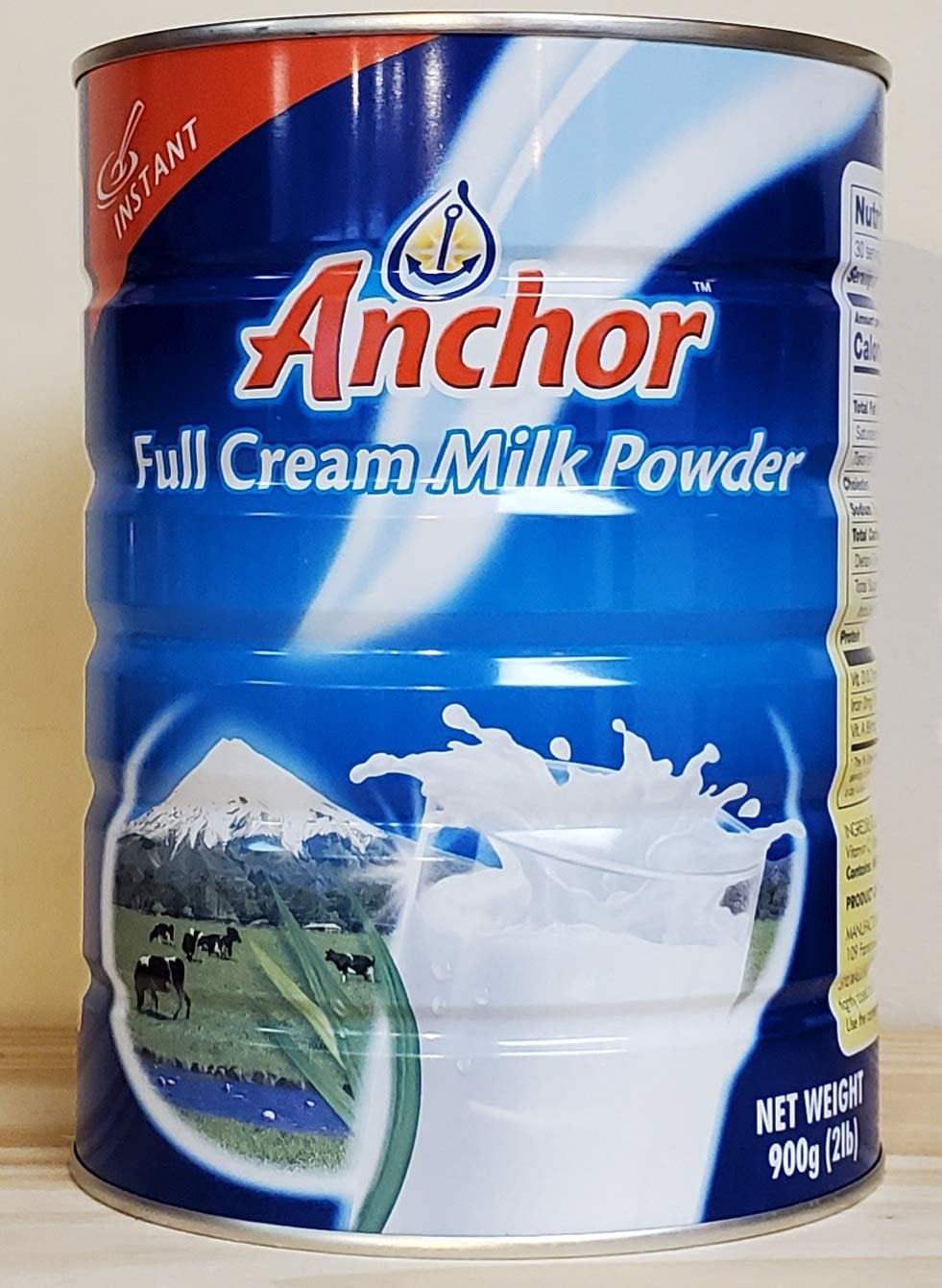 Anchor Full Cream Milk Powder -900g/2lb - PACK OF 4 - Walmart.com