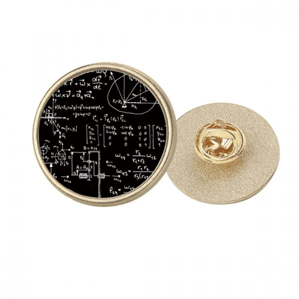 Cálculo de la matriz de formulas matematicas ciencia Broche de oro ...