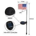 maxiaoxia Solar American Flag Light Yard Light Home Garden Courtyard ...