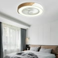 22Inch Modern Creative Ceiling Fan Light Silent Work Semi Flush Mount ...