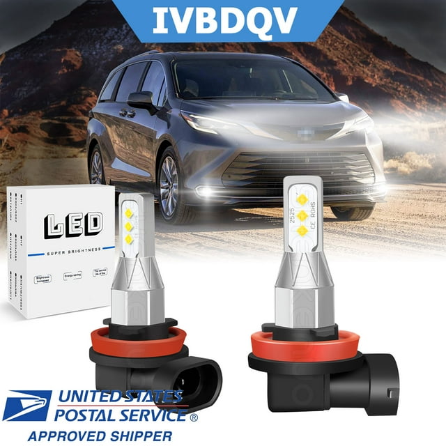 H11 LED Headlight Bulbs Low or Fog Beam for Toyota Highlander 2014-2020 - Walmart.com