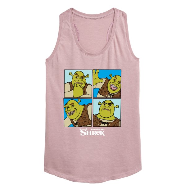 Shrek - Many Faces of Shrek - Women's Racerback Tank Top - Walmart.com