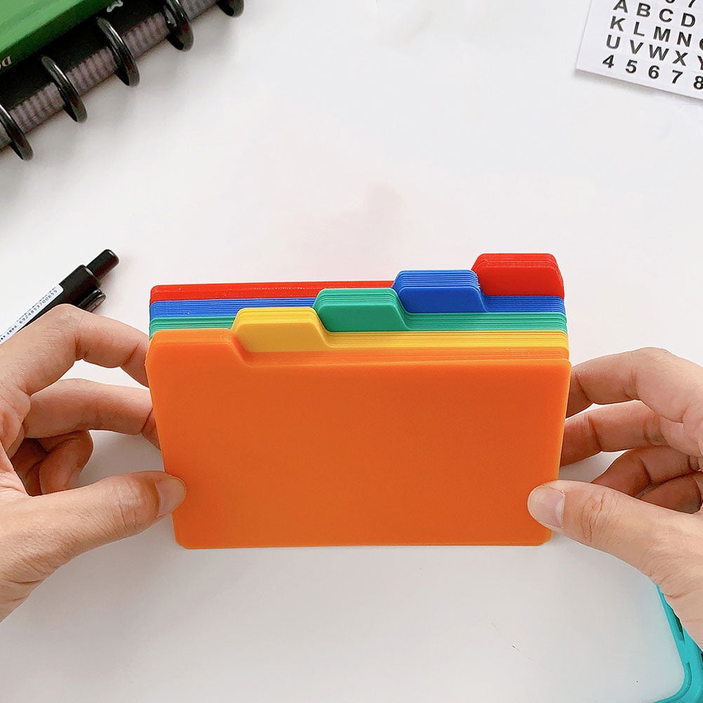 Click here for Fondotin Index Card Dividers Plastic Rectangular A... prices