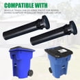 2 Pack Wheelie Trash Can Bin Lid Hinge Pins Compatible with Rehrig ...