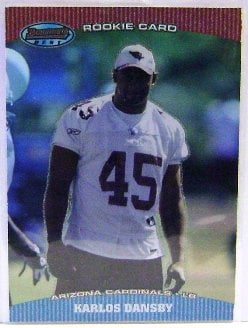 2004 Bowman's Best #100 Karlos Dansby RC NFL Football Trading Card ...