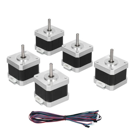 5Pcs Stepper Motor High Accuracy Stability Uniform Speed Lower Noise ...