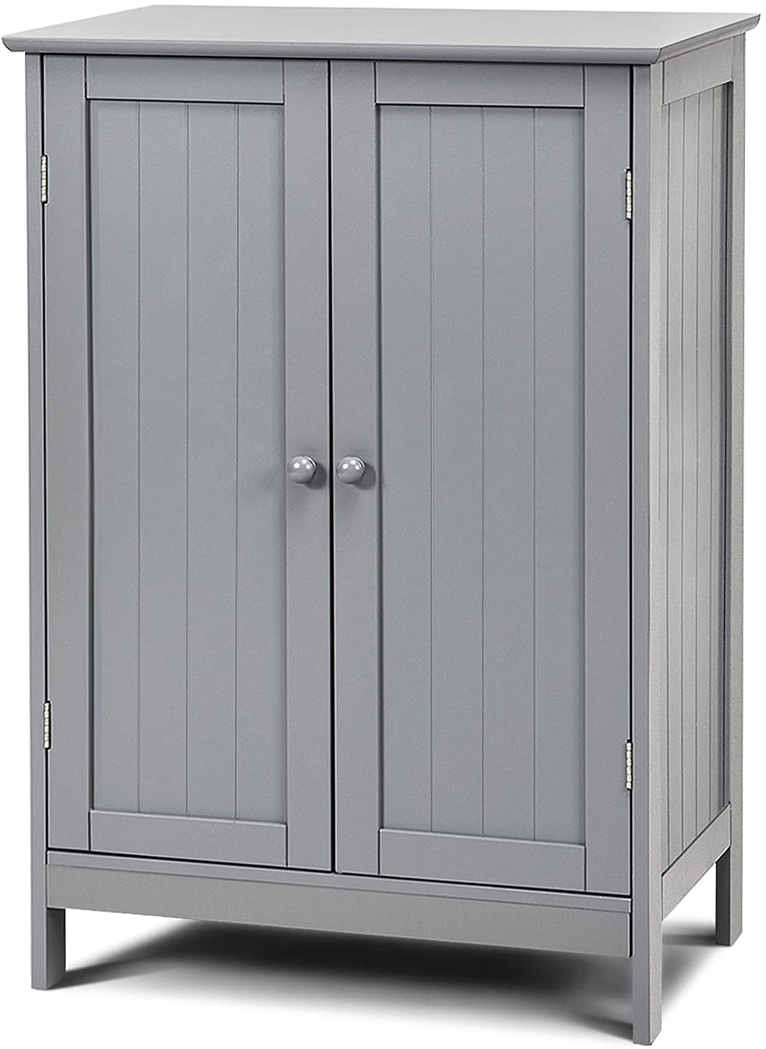 Giantex Cabinet, Wooden Freestanding Storage with Double Doors ...