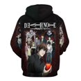 Death N0-te Hoodie Costume Cosplay Sweatshirt Sweater 3D Novelty Hooded ...
