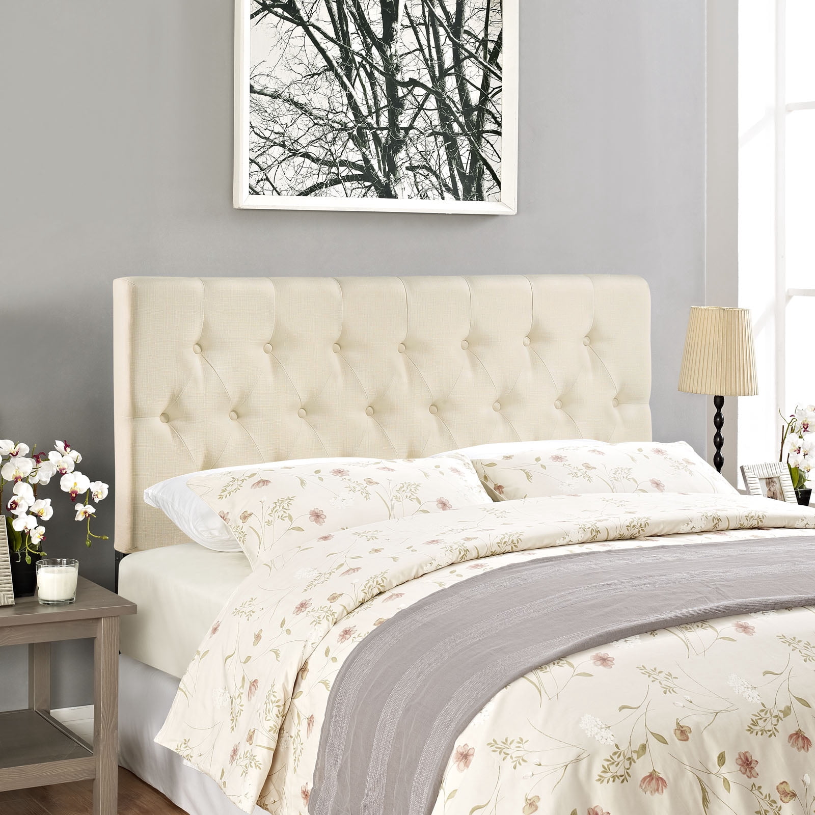 Modway Clique Tufted Button Headboard, Multiple Sizes and Colors ...