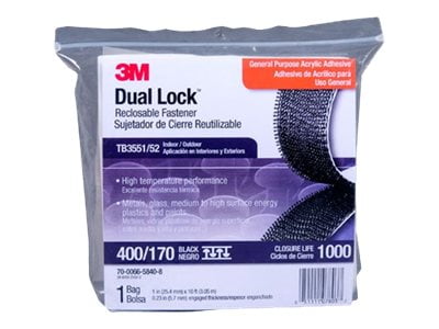 3M Dual Lock - Self-adhesive hook-and-loop fastener - 1 in x 10 ft ...