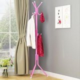 68.9x17.7in Steel Coat Rack, Freestanding, Assembled, Living Room ...